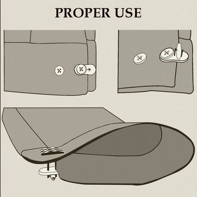 Wear Cufflinks Without French Cuffs | goTIELESS® Cufflink Adapters