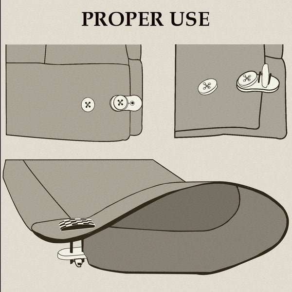 Wear Cufflinks Without French Cuffs | goTIELESS® Cufflink Adapters